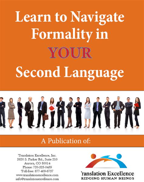 Learning To Navigate Formality In Your Second Language