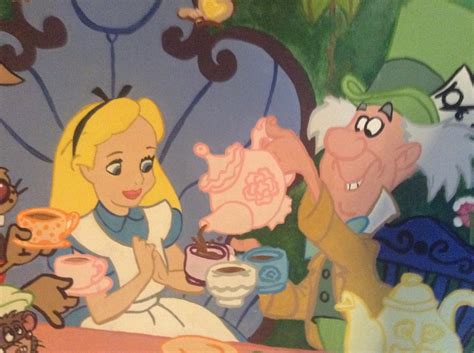Alice In Wonderland Tea Party Scene Painting
