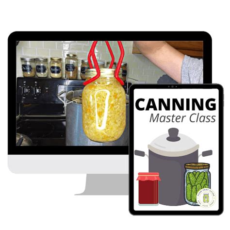 Thank You Canning 101 Master Class Enrollment Food Prep Guide