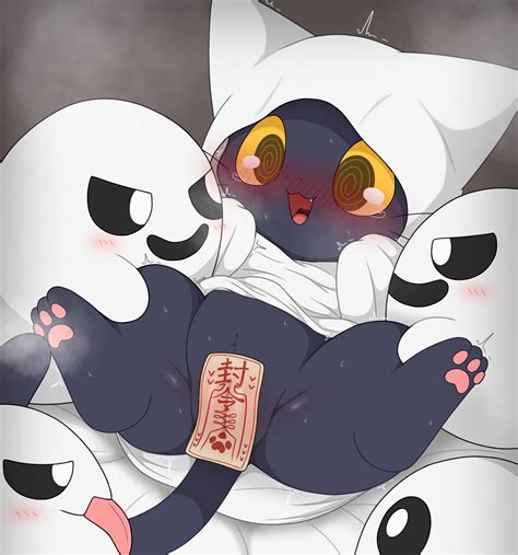 Rule 34 Absurd Res Bed Black Body Black Fur Blush Bodily Fluids