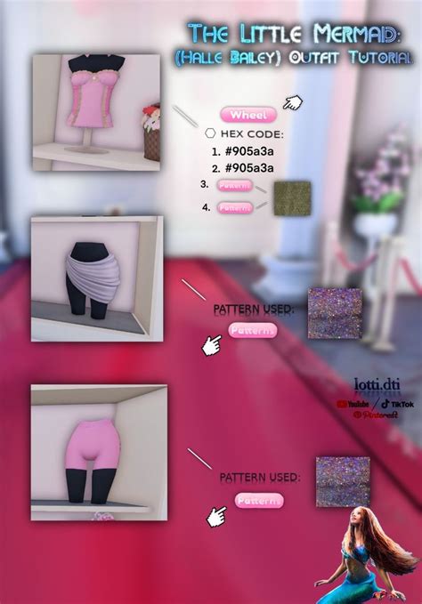 Dress To Impress ARIEL TUTORIAL PART 4 Dress To Impress Really
