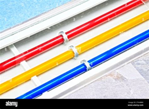 Color Gas Pipeline Computer Generated Images Closeup Of Photo Stock Photo Alamy