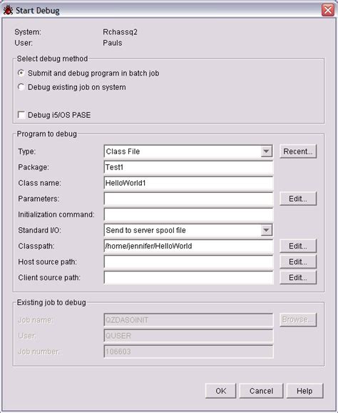 Debugging Java Applications On The IBM System I System