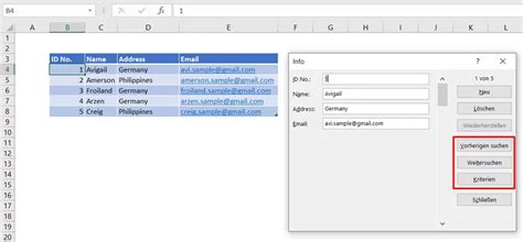 So Erstellen Sie Ein Formular In Excel Ohne Makros Ohne VBA Excel Hilfe Ch