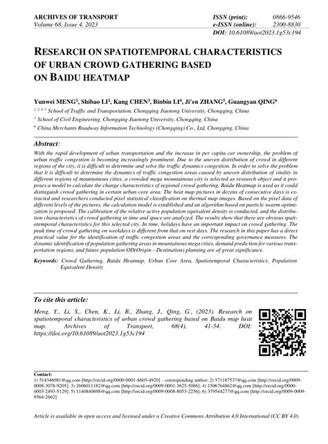 Pdf Research On Spatiotemporal Characteristics Of Urban Crowd Gathering Based On Baidu Map