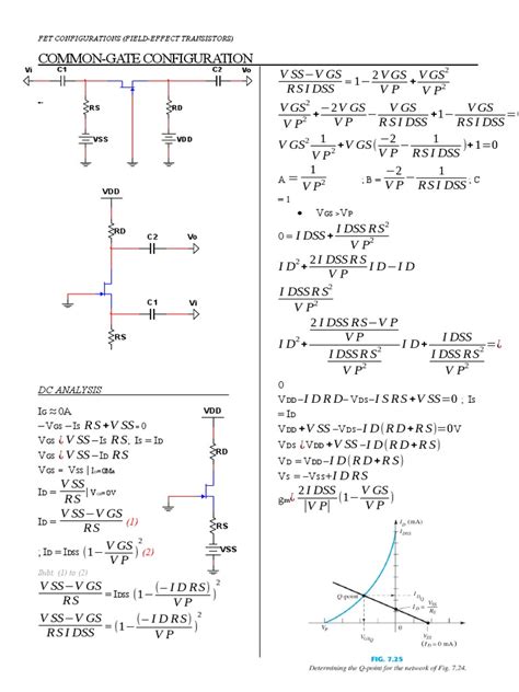 Jfet Common Gate Configuration Pdf Information And Communications Technology Design