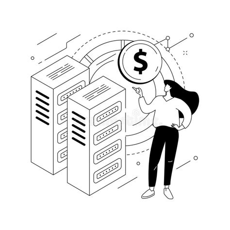 Data Monetization Abstract Concept Vector Illustration Stock Vector