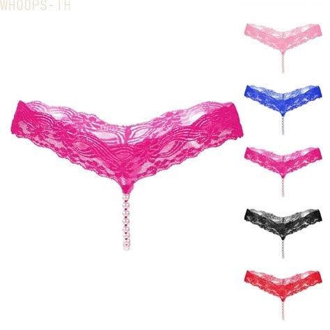 ผู้หญิง G String ดูผ่านเซ็กซี่ชุดชั้นใน Comfy สําหรับฮันนีมูน Shopee