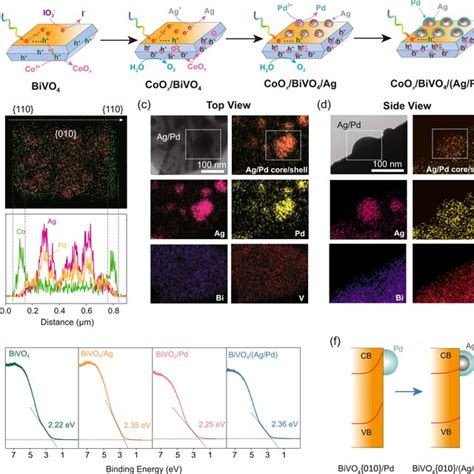 Facet Selective Loading Of Cocatalysts On Bivo4 And Interfacial