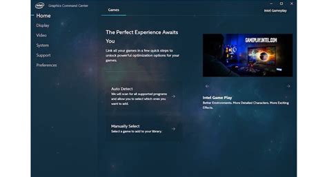 Intel Graphics Command Center