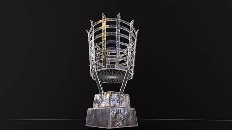 Dungeon Spiked Brazier 3d Turbosquid 2198296