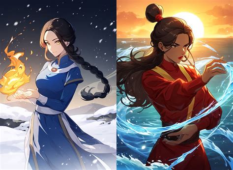 Katara And Azula Body Swap Adult By Creamway On Deviantart