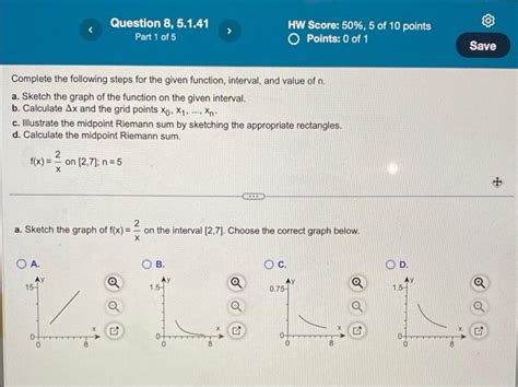 Solved Complete The Following Steps For The Given Function