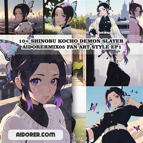 10 Shinobu Kocho Demon Slayer Aidorermix05 Fan Art Style Ep1 Aidorer