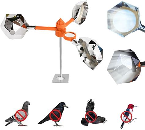 Hortiman Bird Deterrents Devices Outdoor Bird Reflectors