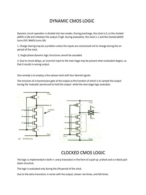 Dynamic Cmos Logic Pdf