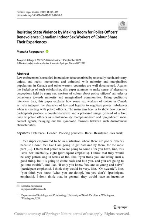 Resisting State Violence By Making Room For Police Officers