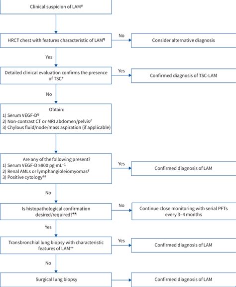 Proposed Algorithm For The Diagnosis Of Lymphangioleiomyomatosis Lam