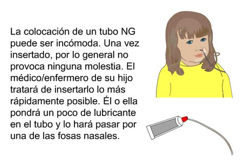 Tubo Nasogástrico Inserción Y Proceso De Alimentación Pediátrico