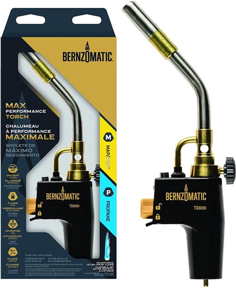 Газовая горелка на МАПП-Газе BernzOmatic TS8000 США с 2 баллонами mapp ...