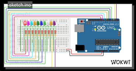 Christmas Lightzzzz Wokwi Esp32 Stm32 Arduino Simulator