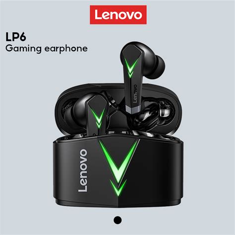 Lenovo LP Gaming Bluetooth Earphone Dual Mode With Mic HIFI Music Noise Reduction Low Latency