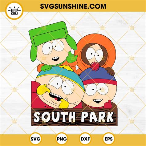 South Park Tv Show Svg Png Eps Dxf File