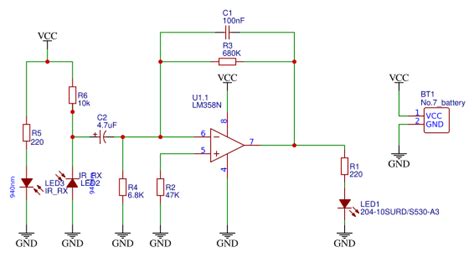 Pulse Sensor Schematic Sms Heartbeat Sensor
