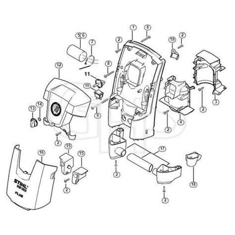 Genuine Stihl RE128 PLUS / E - Machine cover RE 128 PLUS | GHS