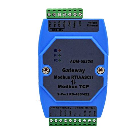 Convertidor Modbus Rtu A Modbus Tcp 2 Puertos Rs485 422 Supports Max 32 Modbus Tcp Master