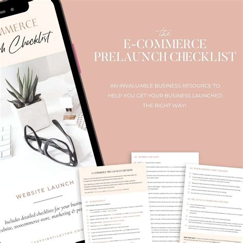 Ecommerce Pre Launch Checklist Savvy In Stilettos