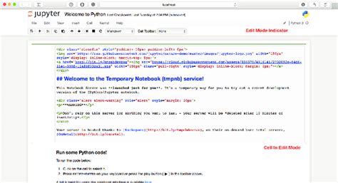 Text Editor Jupyter Source Extracted From JupyterTeam 2015 Download Scientific Diagram