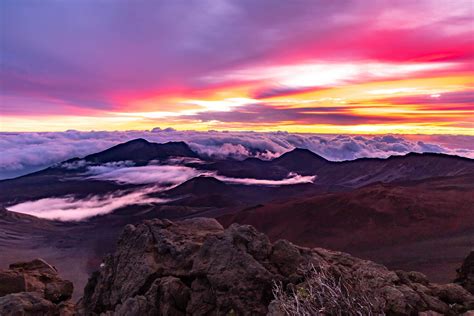 Haleakala Crater Sunset