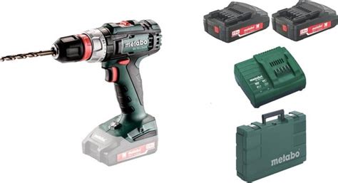 Metabo Bs 18 L Quick 18v Li Ion Accu Boor Schroefmachine Set 2x 2ah Accu In Koffer Bol