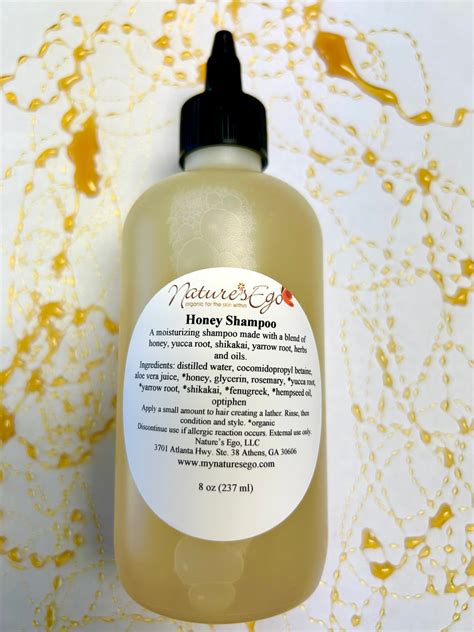 Honey Shampoo Yucca Root Shikakai Yarrow Root Naturesego