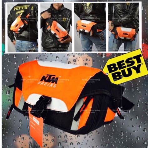 Ktm Waist Bag Motor Sling Beg Message Bag Ktm Backpack Shopee Malaysia