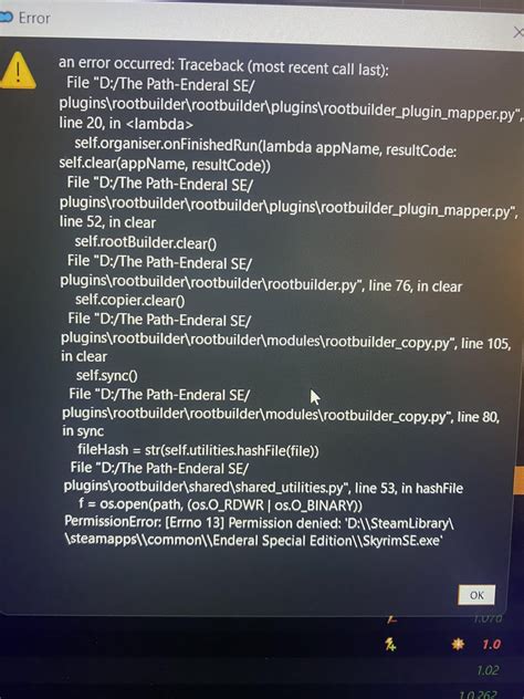 Help With The Path Error Renderal