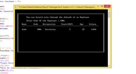 Payroll Management System In C With Source Code SourceCodester