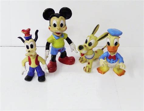 Disney 4 Pupazzi Ledraplastic Mickey Mouse Goofy Catawiki