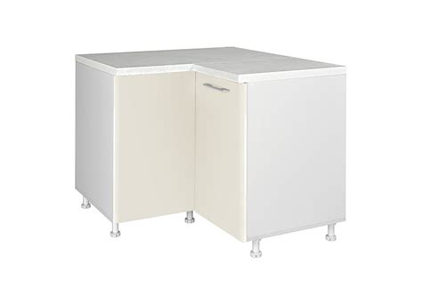 Кухненски шкаф ъглов долен In Mdf Du 2k бежов гланц • Модулна кухня In Mdf бежов гланц • Мебели