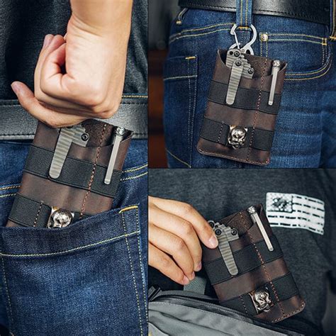 Viperade Pl5 Pocket Organizer With Diy Patch Area Edc Tool Storage Pouch
