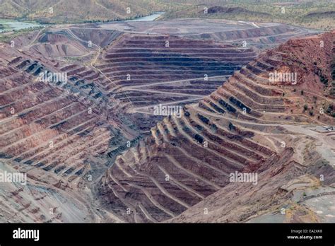 Aerial View Of The Argyle Diamond Mine Kimberley Western Australia