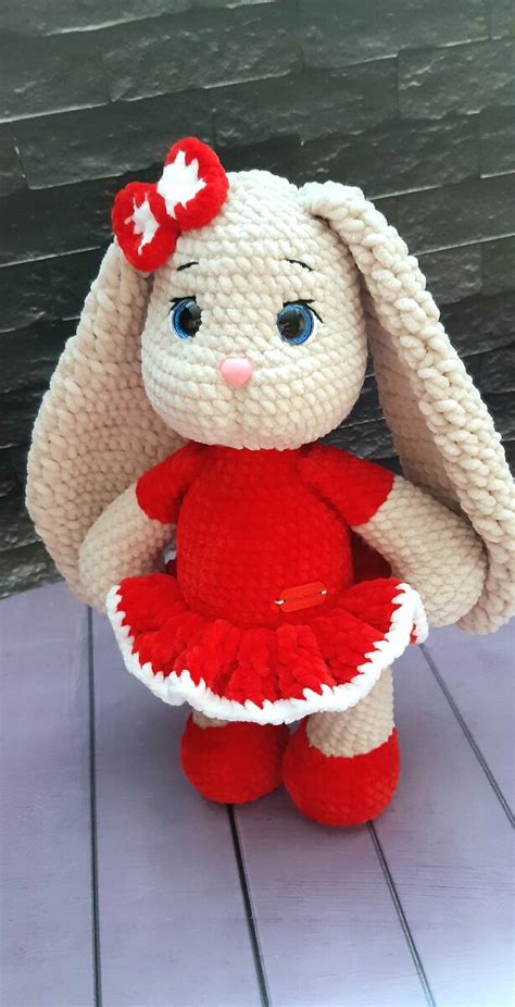 🐰Маленький зайчик крючком Схема вязания игрушки амигуруми 🧶 Уголок Рукоделия Вязание