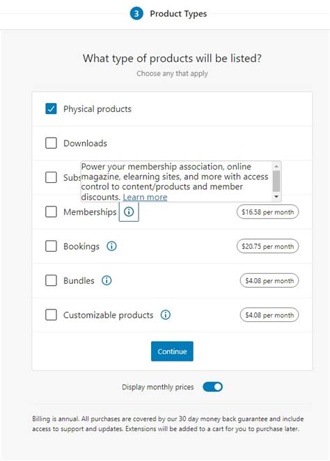 Globalstep Wp61 Info Icon I Text Fails To Show Padding After Clicking On Product Types