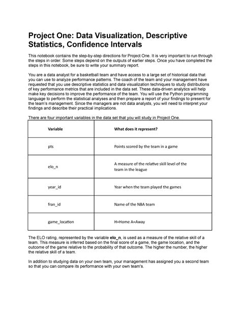 project one mat 243 project one data visualization descriptive
