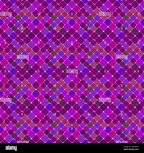 Seamless Violet Abstract Square Pattern Background Design Purple Repeating Geometrical Vector