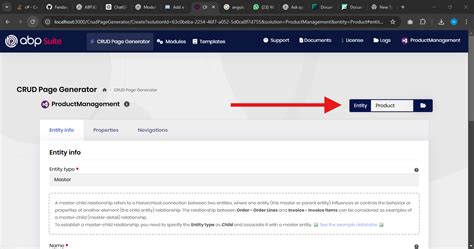 can t be able to generate ui on angular for entity in a module 7851