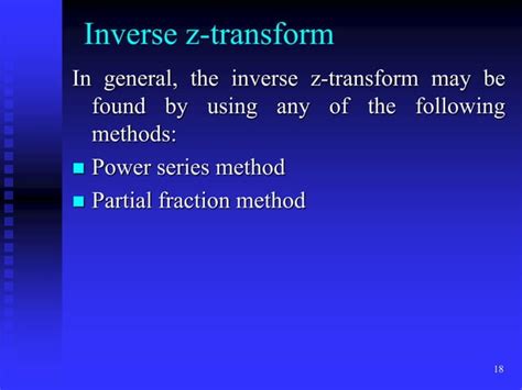 Z Transform And Properties Of Z Transform Ppt Science
