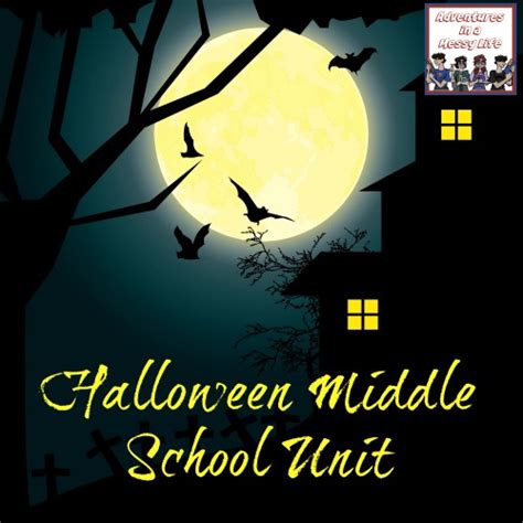 Middle School Halloween Mini Unit Adventures In A Messy Life