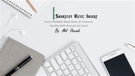 Insert Multiple Blank Rows Or Columns Quickly With Kutools For Excel Youtube
